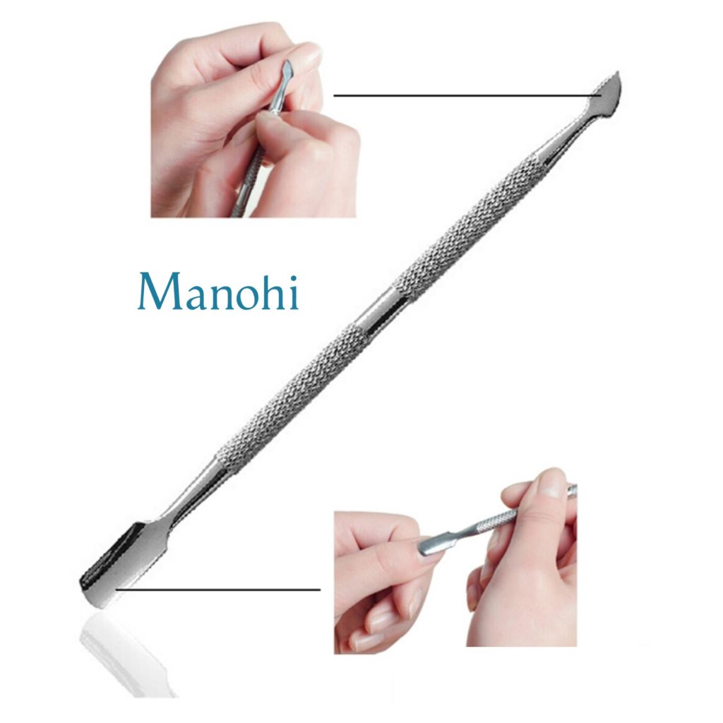 Repoussoir De Cuticule Acier Inoxydable Kit De 4 - Manohi